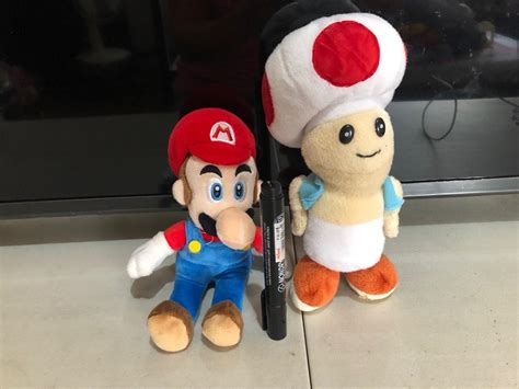 Super Mario Small Plush With Free Toad Hobbies And Toys Toys And Games On