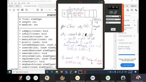 Ds Lect17 Arraylisttype 2 Youtube