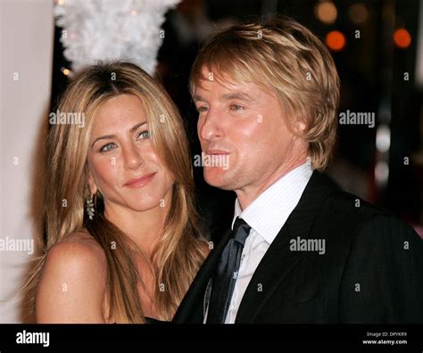 Dec 11 2008 Westwood California Usa Actress Jennifer Aniston And Actor Owen Wilson Arriving