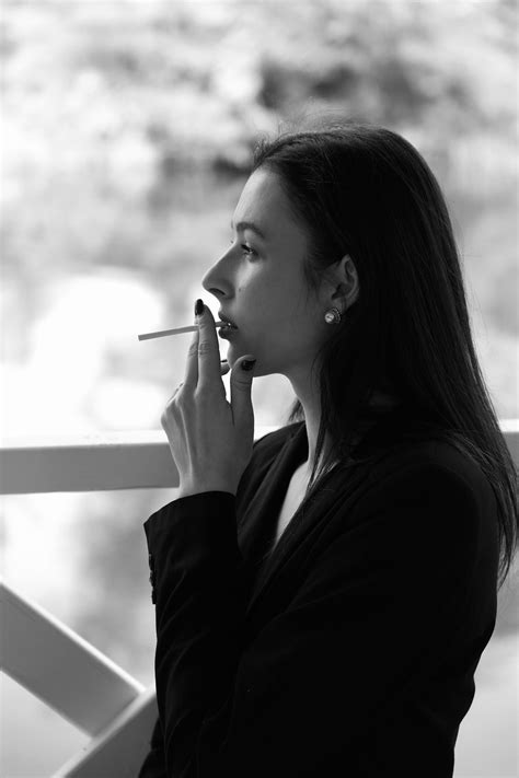 Girl Smoking Cigarette Photography