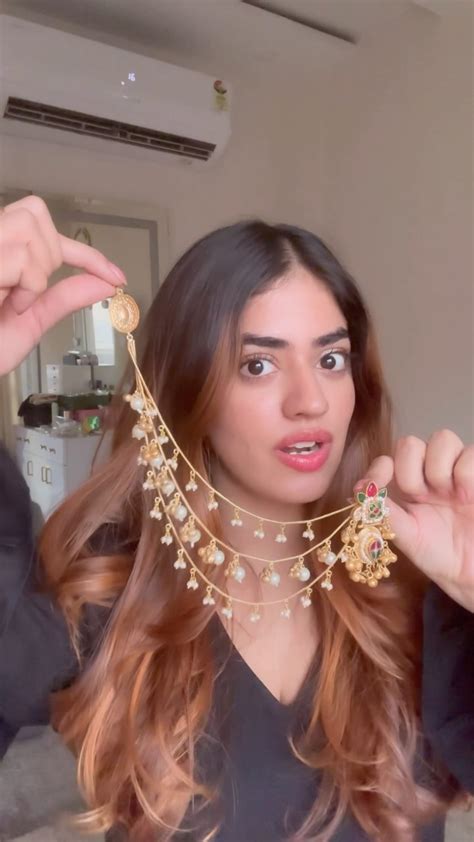 Kundan Ear Chain Jewelry