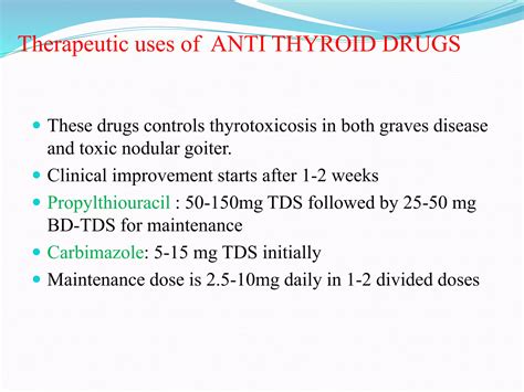 Anti Thyroid Drugs Pptx
