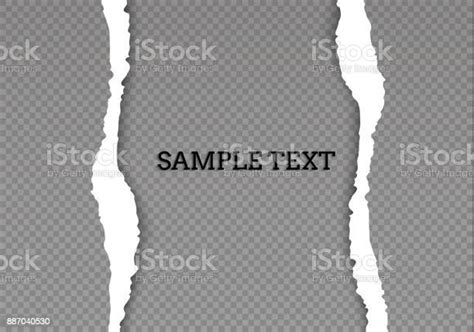 원활한 찢어진된 종이 텍스트를 위한 공간을 가진 투명 한 배경 벡터 아트와 일러스트 레이 션 0명에 대한 스톡 벡터 아트 및 기타 이미지 Istock