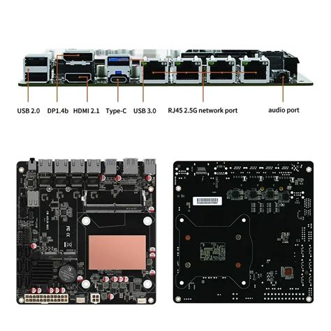 N100 NAS Motherboard Mini ITX DDR5 8G 4800Mhz 4x2 5G Network Card 6x SATA3 0 2x M 2 NVMe 17x17