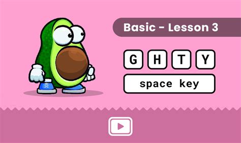 Ghty Keys Lesson 3 Typing Practice