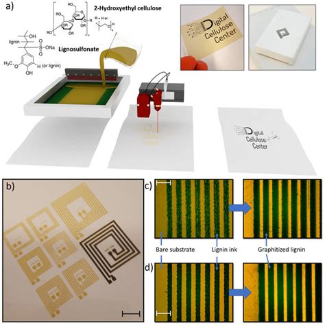 Pdf Laser Induced Graphitization Of A Forest Based Ink For Use In