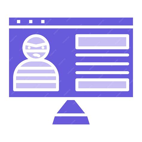 Premium Vector Criminal Database Vector Illustration