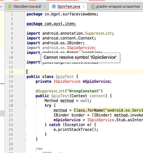 android studio 下提示这个问题是什么原因我按照readme修改的 Issue aystshen Android GPIOControlDriver GitHub