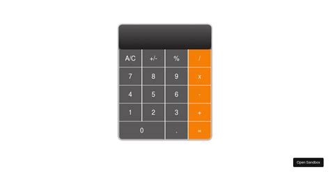 Calculator Project Codesandbox Calculator Project Codesandbox