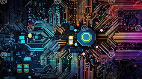 Precision Core Technology Stock Illustration Illustration Of Computing