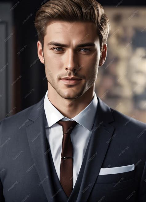Premium Photo A Guy In A Suit Professional Masculine