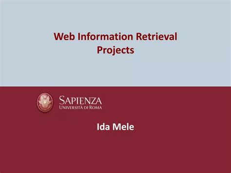 Ppt Web Information Retrieval Projects Powerpoint Presentation Free Download Id4332829