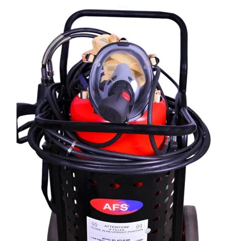 Water Mist Trolley With Breathing Apparatusba Set With 9l Air