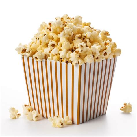 Popcorn In Box Premium Ai Generated Image