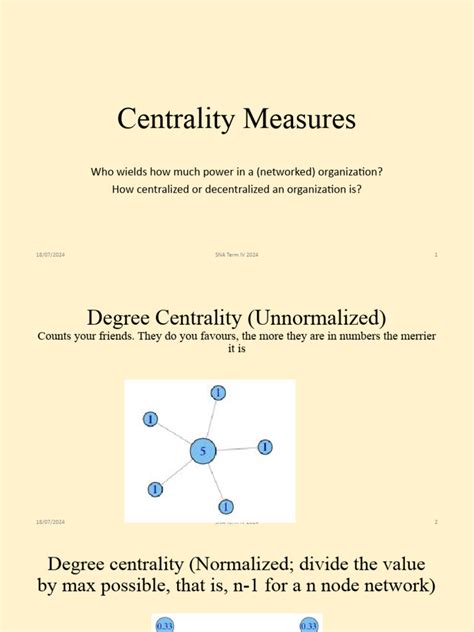 Centrality Measures Pdf Theoretical Computer Science Mathematical Relations
