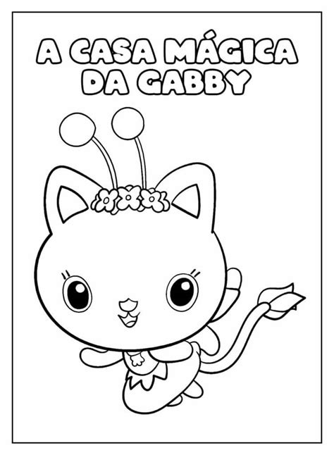 A Casa Mágica Da Gabby Para Colorir E Imprimir