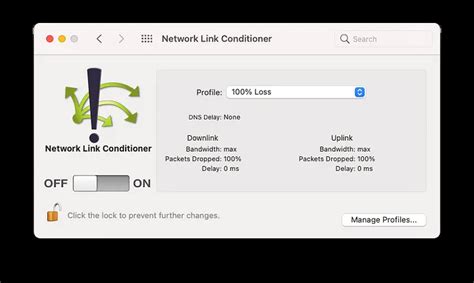 simulate poor internet connection on ios device or simulator