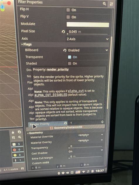 Godot 41 Sprite3d Render Priority Rgodot