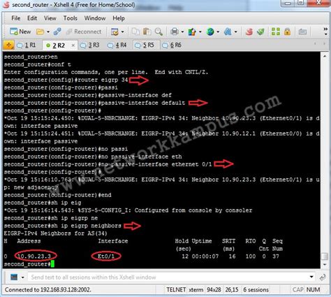 Ders 18 Eigrp Passive Interface Networkkampüs