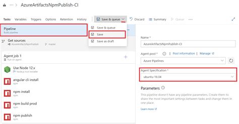 automate publish of angular library as npm package with azure devops