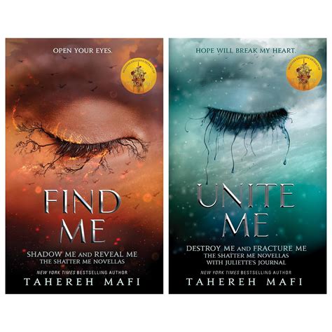 Shatter Me Series 2 Books Collection Set By Tahereh Mafi Find Me