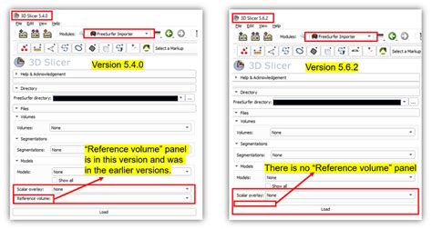 Missing “reference Volume” Option In Freesurfer Importer It Looks Like