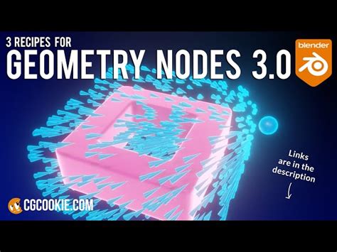 Free Video Node Recipes To Get You Started In Blender Geometry Nodes