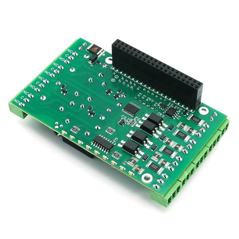 four relays four inputs 8 layer stackable card for raspberry pi v5 0