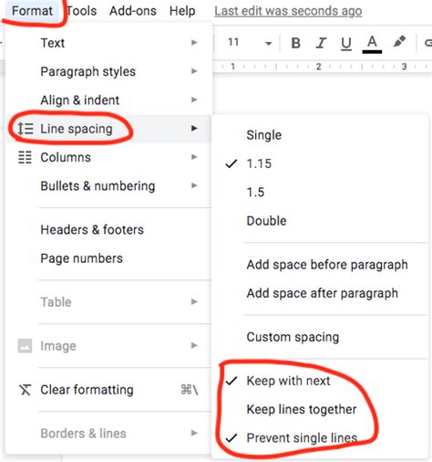 How to "group together" each paragraph in Google Docs (or "protect it" so that it goes together ...