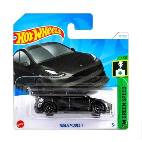 Hot Wheels Tesla Model Y Hw Green Speed Model Araba