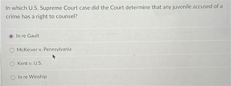 Solved In Which Us ﻿supreme Court Case Did The Court