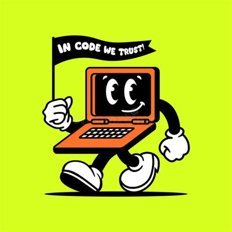 In Code We Trust Stock Vector Illustration Of Banner 331436310