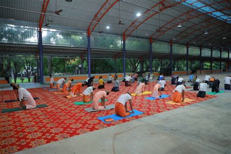 International Yoga Day At Sri Math Mysore Jss Mahavidyapeetha