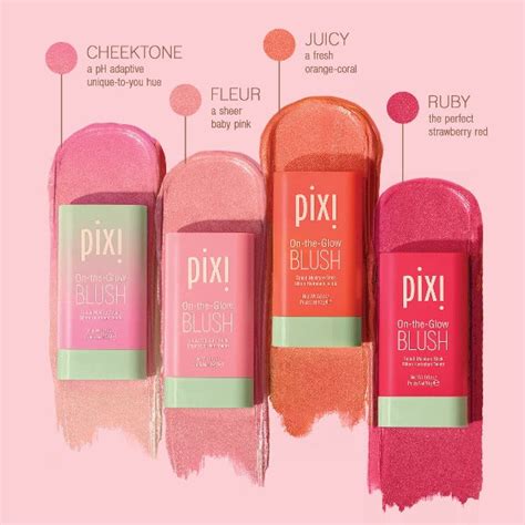 On The Glow Blush Collection Pixi Beauty Uk