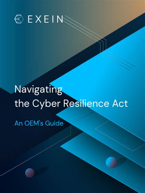 Navigating The Cyber Resilience Act An Oems Guide Pdf Security Computer Security