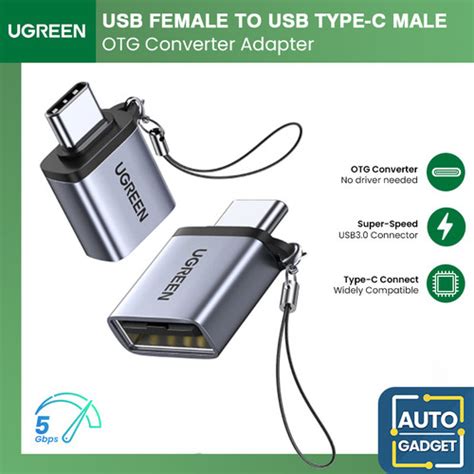 Jual Ugreen Otg Type C Male To Usb Female Converter Adapter Jakarta Utara Auto Gadget