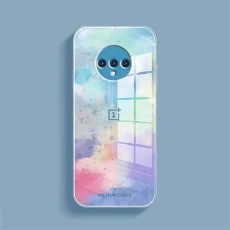 Multicolor Watercolor Splatter Glass Back Case Oneplus At Rs 110 In