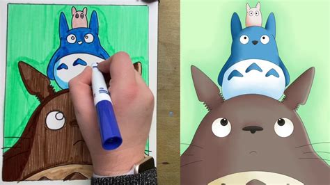 Totoro Drawing Tutorial