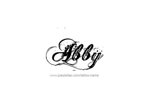 Abby Name Tattoo Designs Artofit