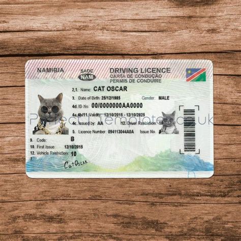 Namibia Driving Licence Template Perfect Templates The Biggest