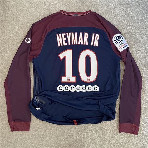 Psg Football Shirt Neymar Jr 2017 Soccer Jersey Depop