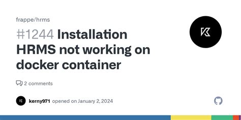 Installation HRMS Not Working On Docker Container Issue Frappe Hrms GitHub