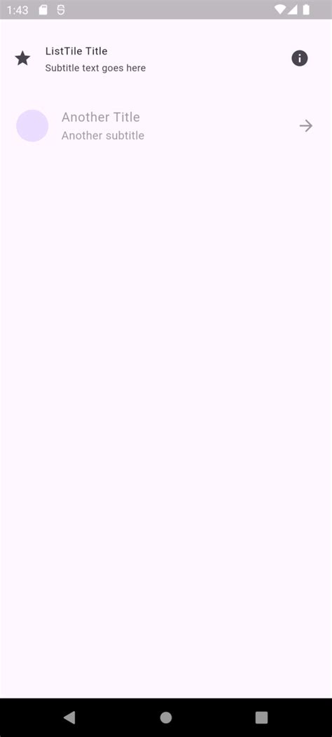 Listtile In Flutter Coders Icu