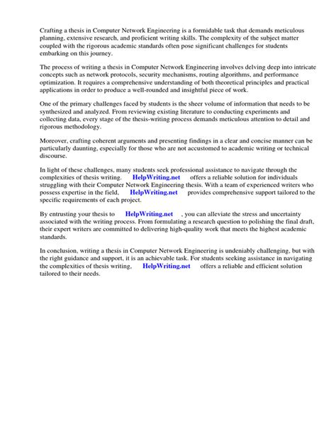 computer network engineering thesis pdf computer network network