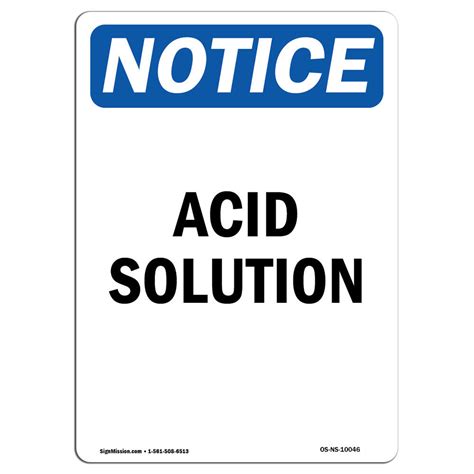Signmission Acid Solution Sign Wayfair