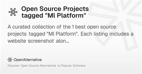 Open Source Projects Tagged Ml Platform
