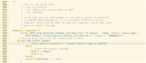R Rcpp Error Static Assertion Failed Cannot Convert Type To Sexp