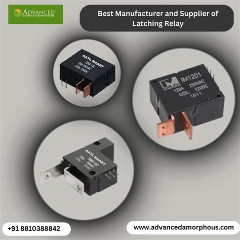 Best Manufacturer And Supplier Of Latching Relay Advanced Amorphous Medium