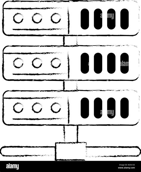 data server isolated icon stock vector image and art alamy