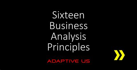Business Analysis Principles The Foundation To Build Ba Practices